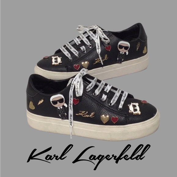 Karl Lagerfeld | Shoes | Karl Lagerfeld Paris Cate Pin Embellished Lace ...